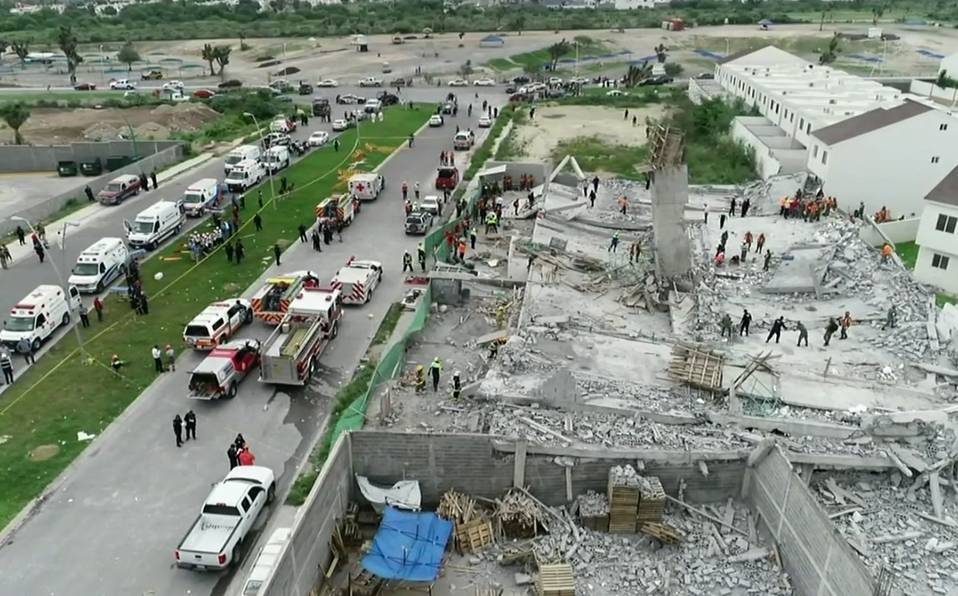 Siete muertos suma derrumbe en Monterrey