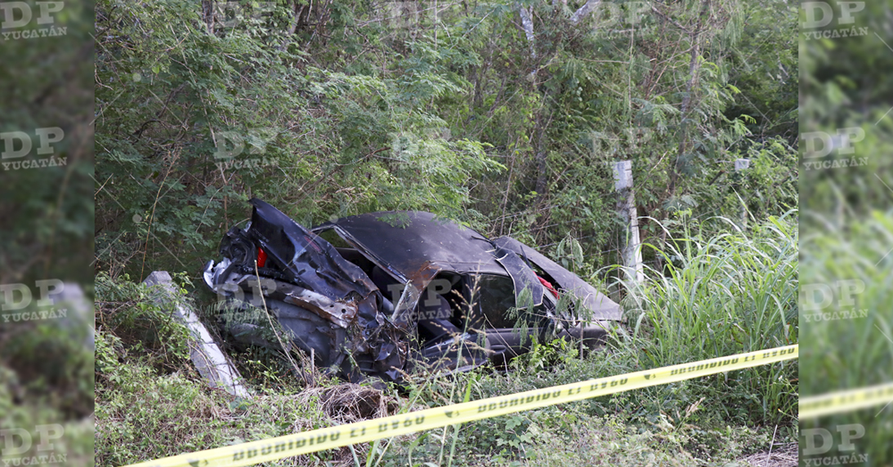 Grúero 'descubre' auto accidentado y un muerto, en plena Navidad