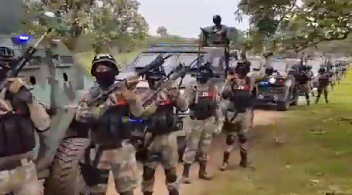 ¡Pura gente del señor Mencho! CJNG presume impresionante y blindado ...