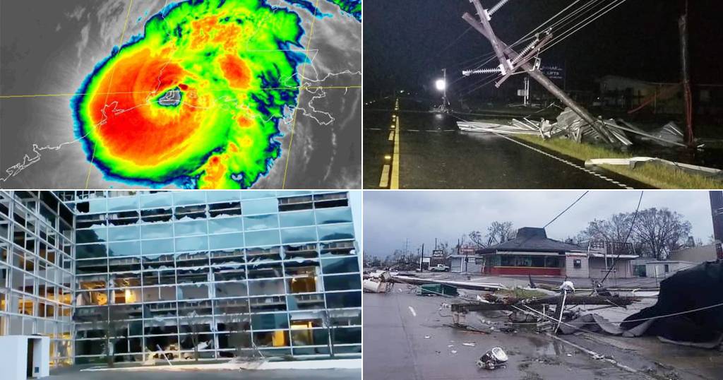 Huracán Laura tocó tierra en EU y causó una estela de daños; aún ...