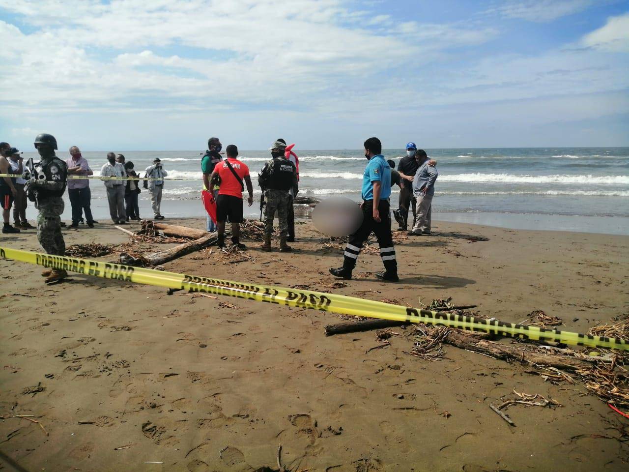 Muere ahogada joven mujer en playa de Veracruz