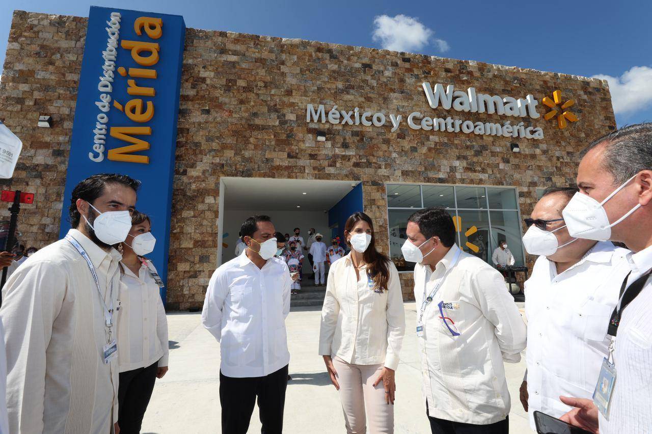 Inaugura Gobernador en Kanasín primer Cedis de Walmart en el sureste