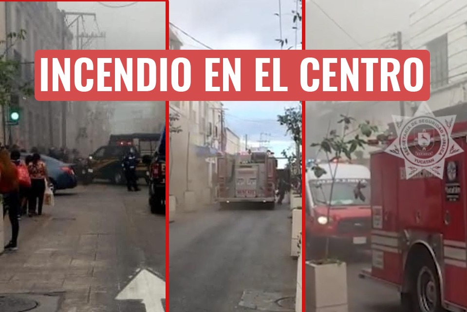 Incendio en bodega del Centro de Mérida: evacuan la zona y cierran ...