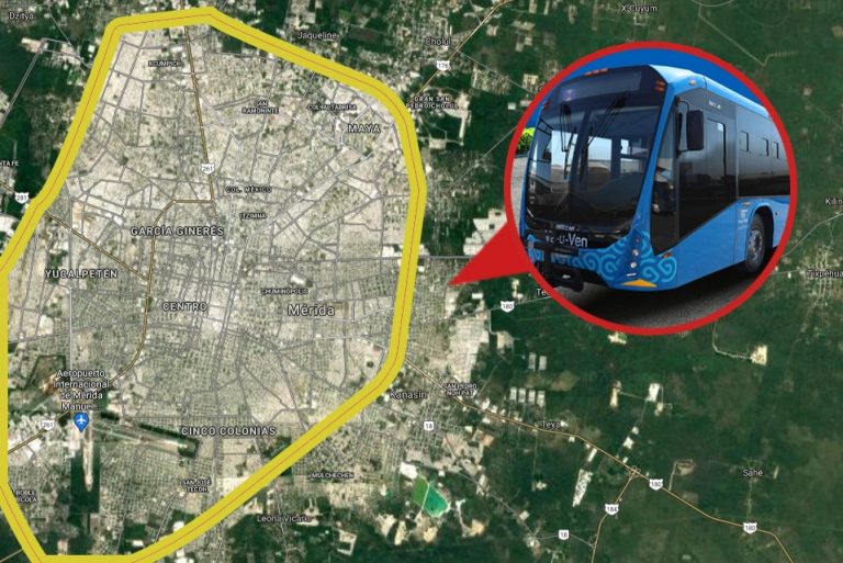 Mérida: Presentan camiones para nueva Ruta Periférico “Va y Ven” (video ...