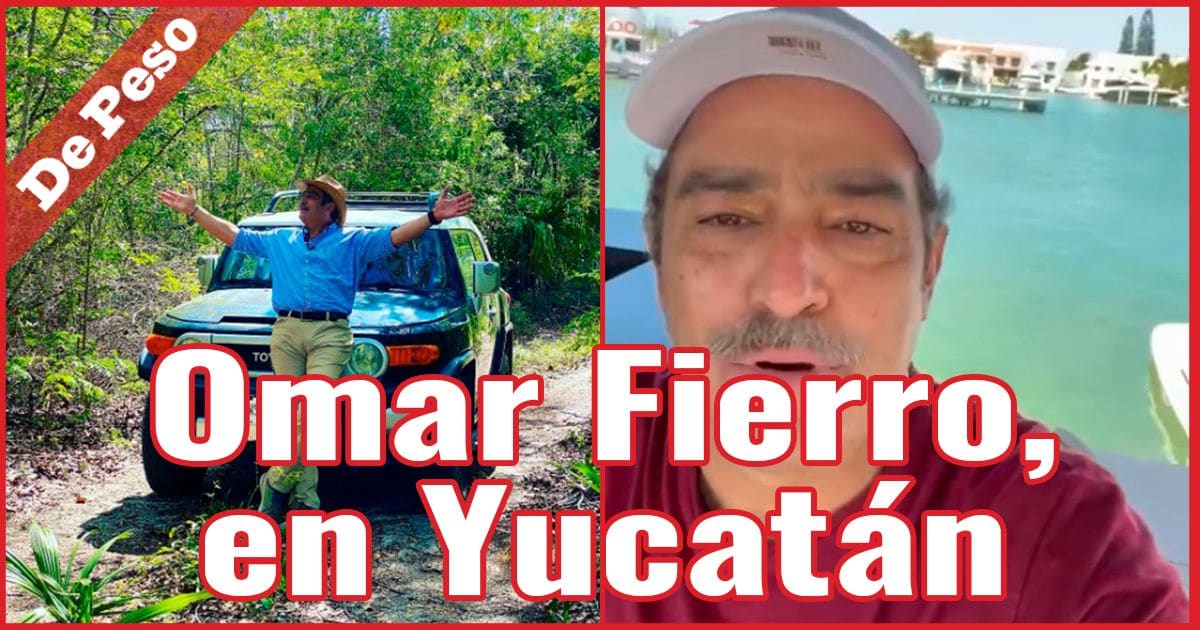 Omar Fierro comparte en redes su visita a Yucatán; se pasea en el Paseo ...
